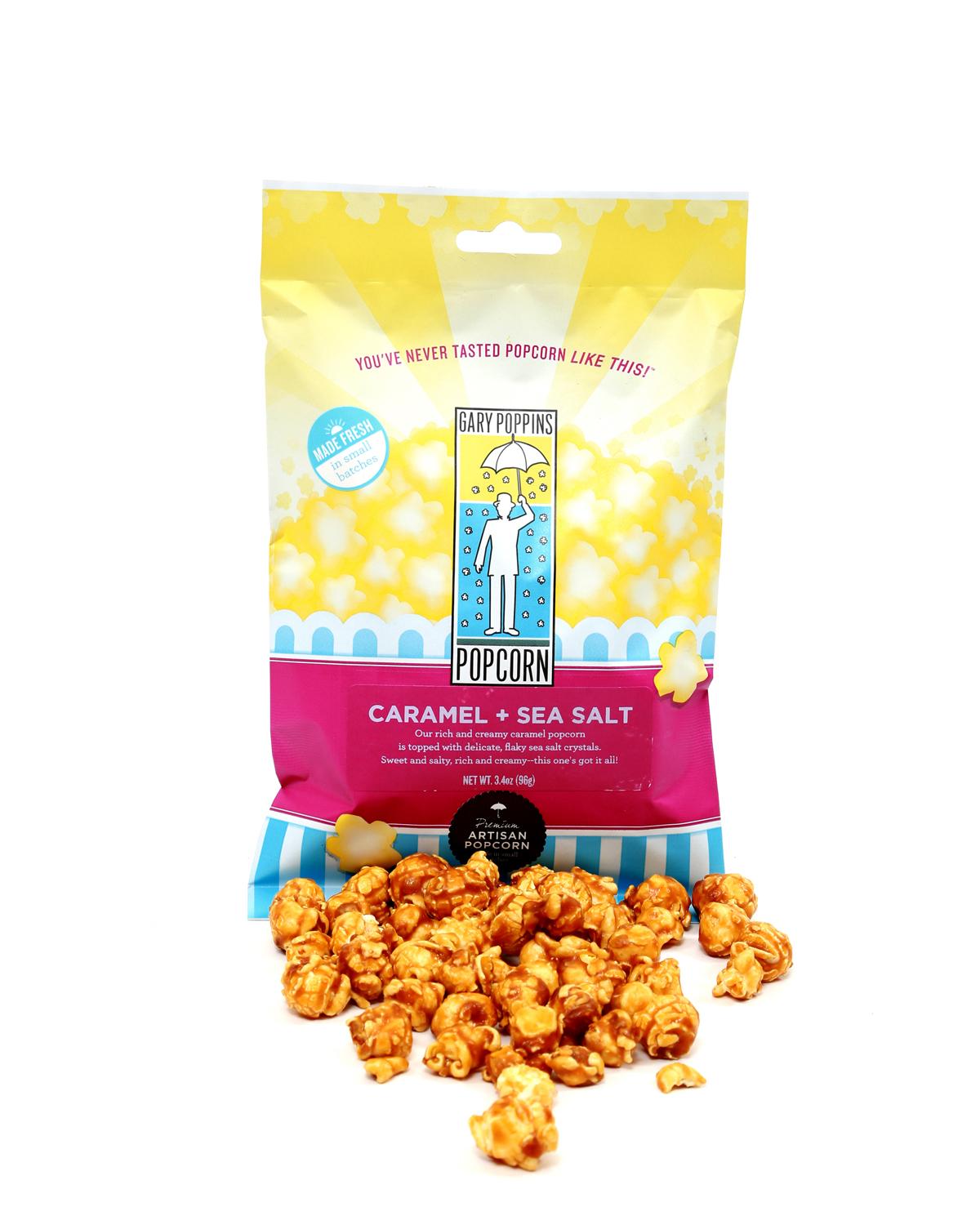 Gary Poppins Caramel + Sea Salt Popcorn, Bag by Gary Poppins Artisan ...