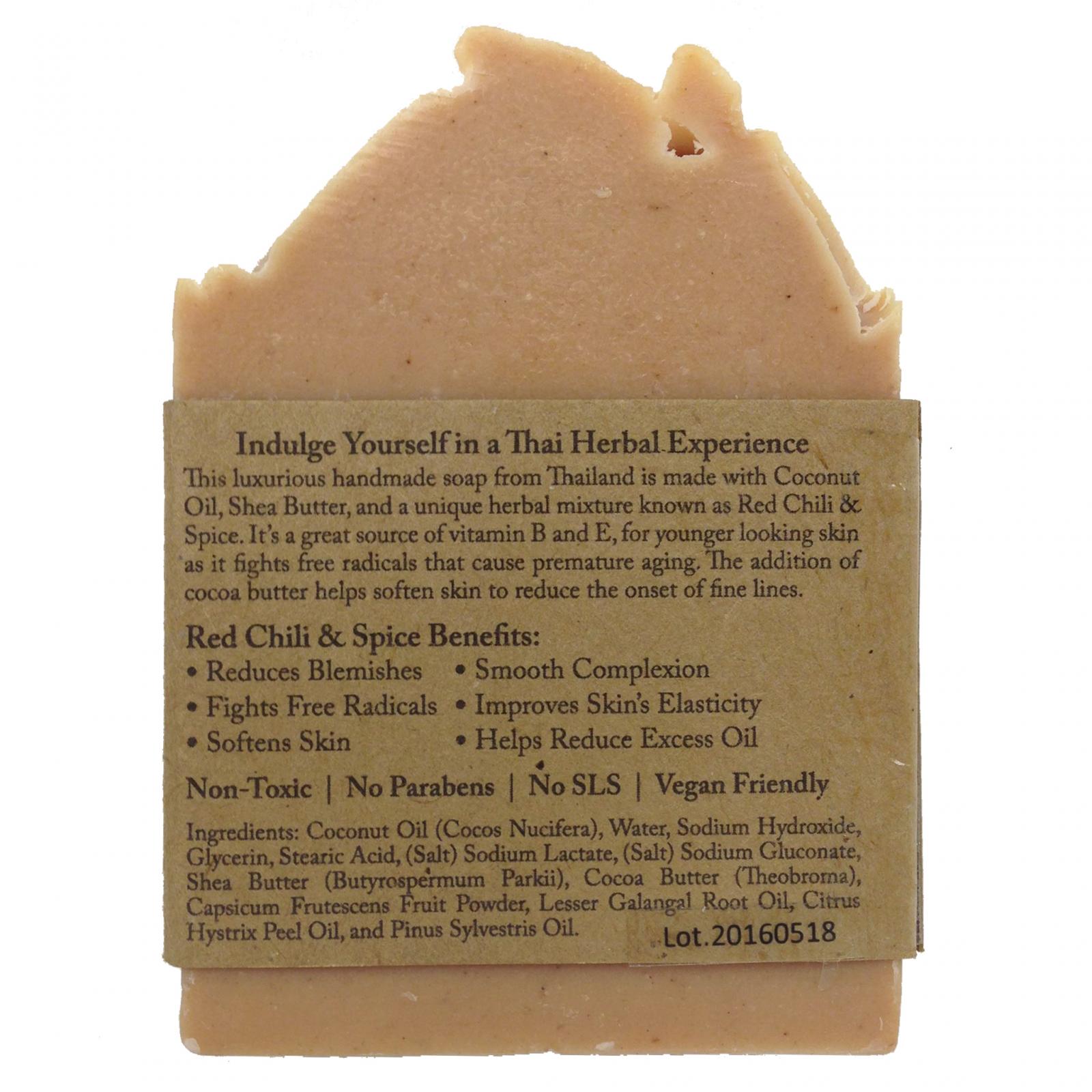 Red Chili & Spice Handmade Soap for Smooth Complexion & Glowing Skin by ...