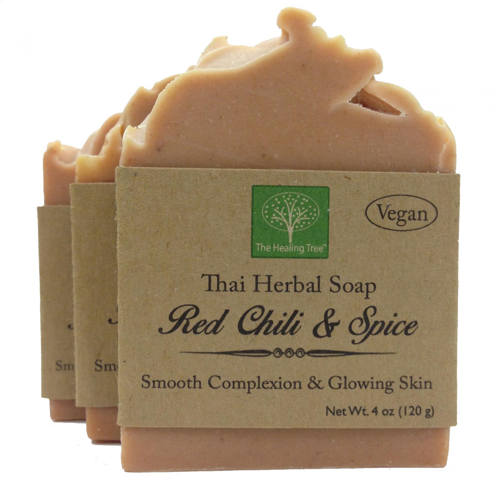Red Chili & Spice Handmade Soap for Smooth Complexion & Glowing Skin by ...