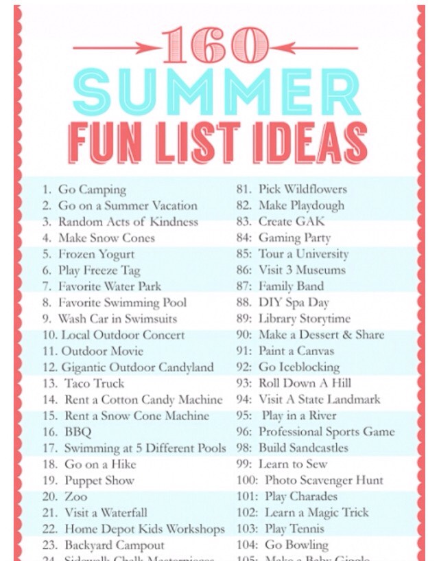 160 Things To Do In Summer When Your Bored Musely