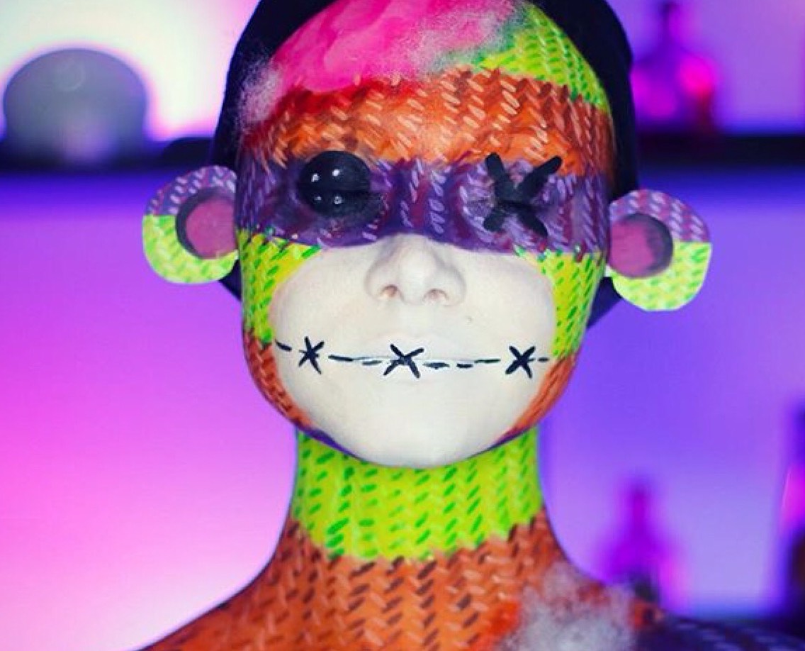 Sock Monkey Makeup
