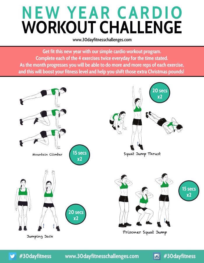 30 Day Cardio Challenge