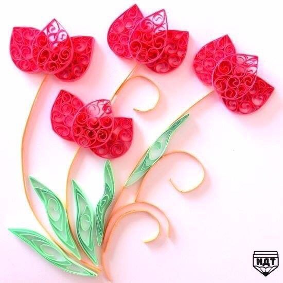 DIY- Paper Tulip - Musely