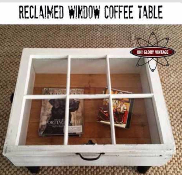 Diy Window Coffee Table