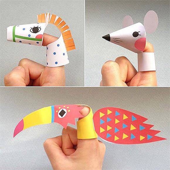 Paper Finger Puppets Kids Activities Musely