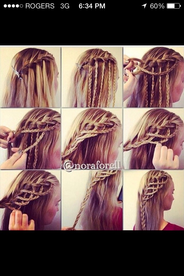 Waterfall braid black hair - batmanmiss