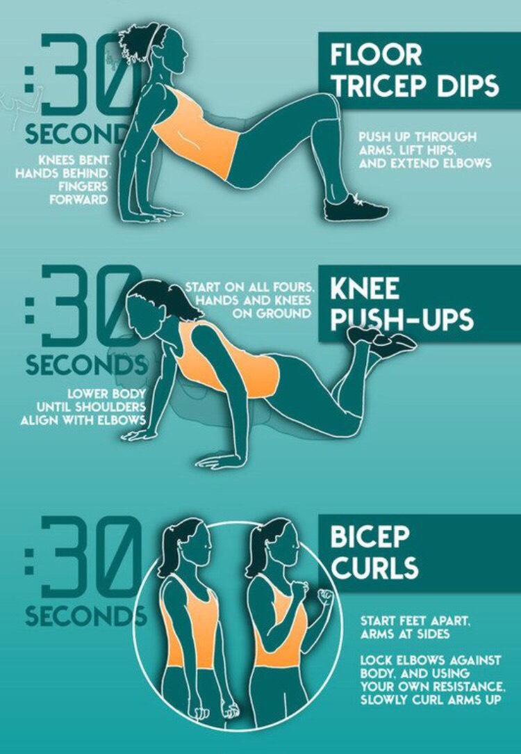 💞 3 Min Arms Workout- Beginners 💞 - Musely