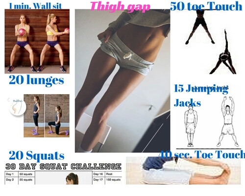 30 Day Thigh Gap Challenge