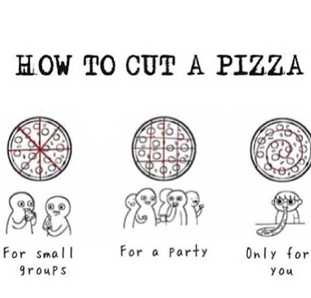 How To Cut Pizza Musely
