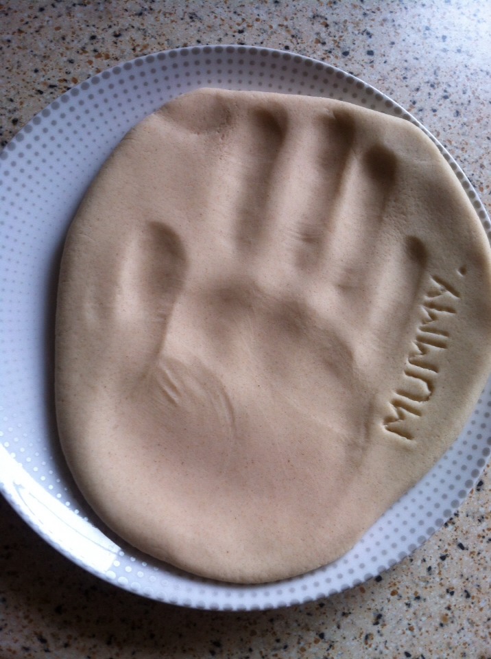 Homemade Handprint Mold