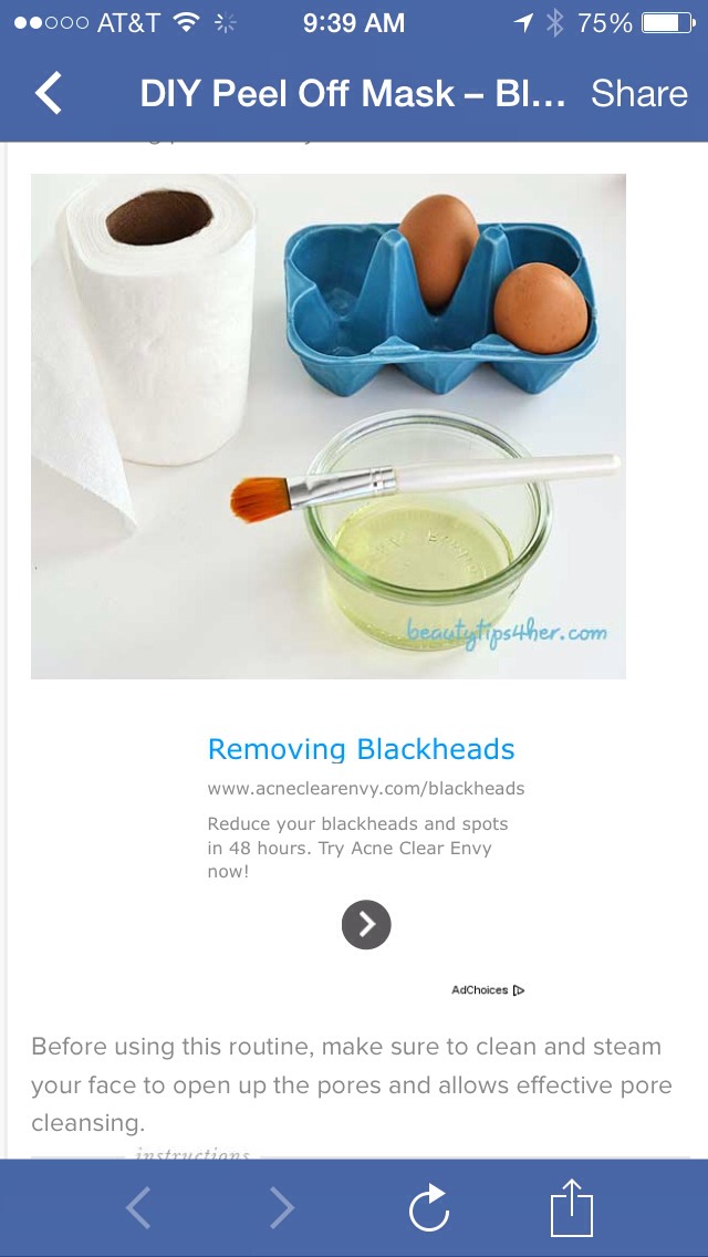 Diy Peel Off Mask Blackhead Removal Musely