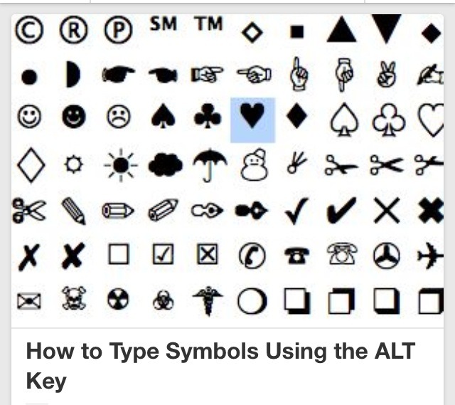 " How To Type Symbols With The ALT Key"👍💯 - Musely