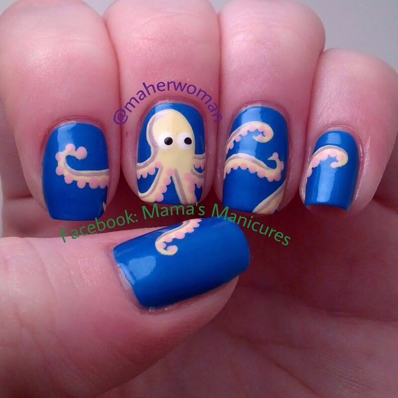 Octopus Nail Art
