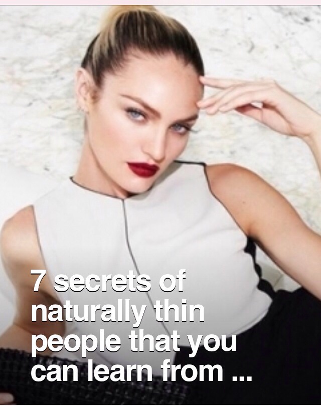 💥 7 Secrets Of Naturally Thin People You Can Learn From!! 💥 - Musely