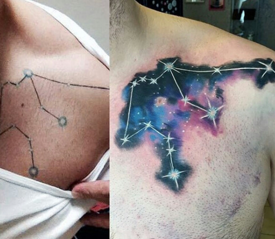 Andromeda Constellation Tattoo
