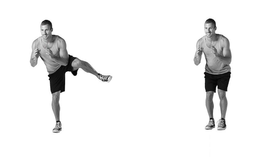 Standing Fire Hydrant Exercise