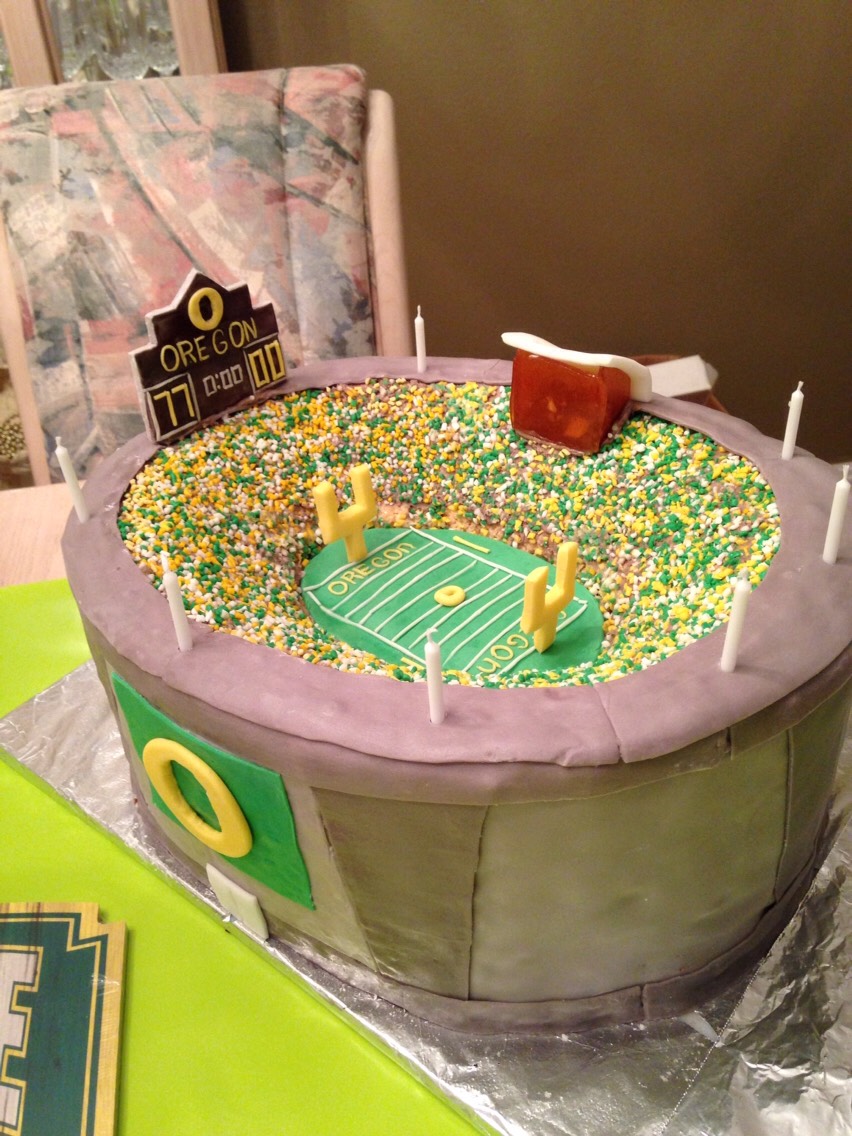 Quidditch Pitch Cakes