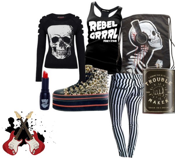 Punk Rock Outfits Polyvore